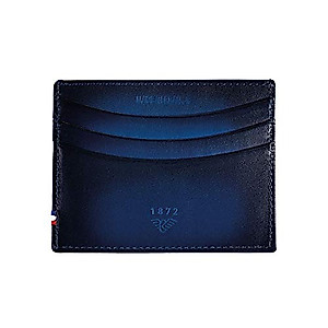 S.T. Dupont Atelier Credit card holder, Leather, Midnight Blue, 6 Cards, 190412