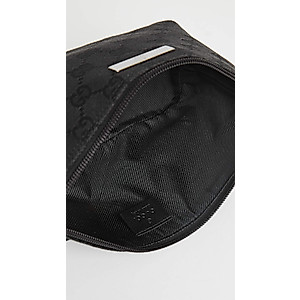 Gucci Women's Pre-Loved Boat Pochette, Gg Canvas, Black, One Size