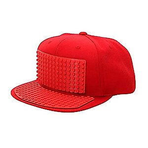 Red Snapback Hat | Bricky Blocks Standard