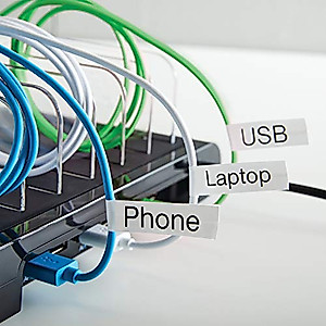 DYMO Label Maker with Adapter | LabelManager 420P High-Performance Label Maker, Rechargeable, PC and Mac Connectivity, Bright Backlit Display, Easy-to-Use, Portable, For Home & Office Organization