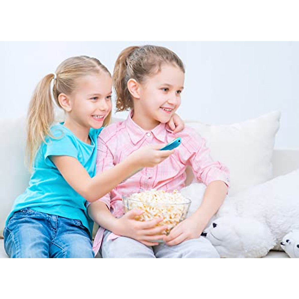 3 Pack Glow Remote Cover for Chromecast with Google TV HD 2022 / 4K 2020 Remote - Silicone Sleeve for Chromecast with Google TV Voice Remote Control Cover Case Glow in The Dark - Blue Green Dark Blue