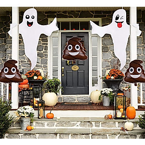 Party Foil Balloons Poop Balloons for Halloween Party Boys Toy Joke Theme Party 6Pack