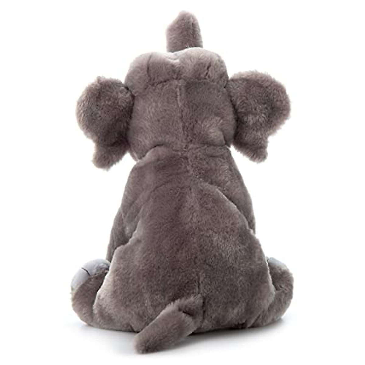 The Petting Zoo Asian Elephant Stuffed Animal, Gifts for Kids, Wild Onez Zoo Animals, Asian Elephant Plush Toy 12 inches