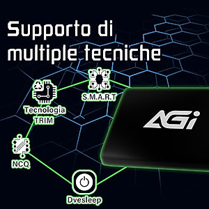 AGI 512GB AI178 2.5 Inch SATA III 3D TLC NAND Flash Internal Solid State Drive SSD (R/W Speed up to 530/510 MBs)