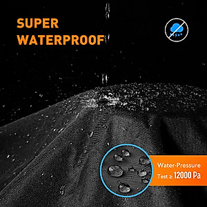 Heavy Duty Griddle Cover compatible with 5483 Blackstone 28 inches Griddle Cooking Station with Hood, Water Resistant, Weather Resistant, 600D Polyester Flat Top Gas Grill Cover with Straps, 28" Black