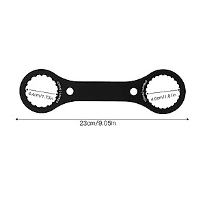 Ejoyous Bike Bottom Bracket Wrench, Aluminium Alloy Bracket Spanner Hollow Crankset Install Disassemble Tool Cycling Accessory for Mountain Bike Road