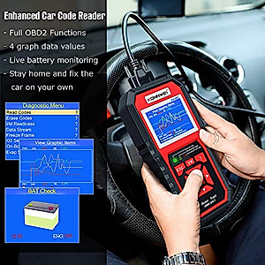 KONNWEI KW850 Professional OBD2 Scanner Auto Code Reader Diagnostic Check Engine Light Scan Tool for OBD II Cars After 1996(Original)