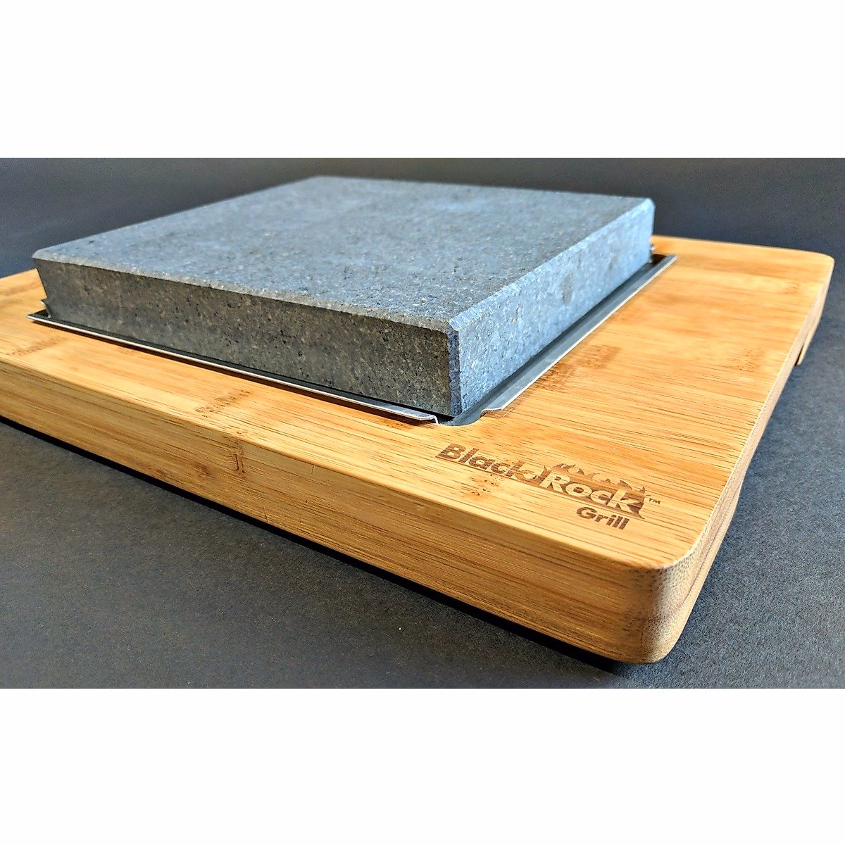 Black Rock Grill Big Sizzle Steak Platter - Premium Large Steak Stone Set for Serious Steak Lovers.