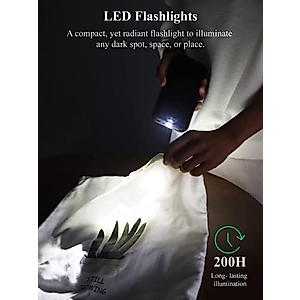 Power-Bank-Solar-Portable-Charger - 40000mAh Power Bank Large Capacity Built in 3 Output and 1 Input Cables and Flashlight 5V3.1A Quick Charge Compatible with All Smart Phones and USB Devices(Black)