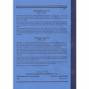 UPC 9 780307 09023 EISENHOWER ANTHONY DOLLAR 1971-1981 Whitman 9023 ALBUM #17