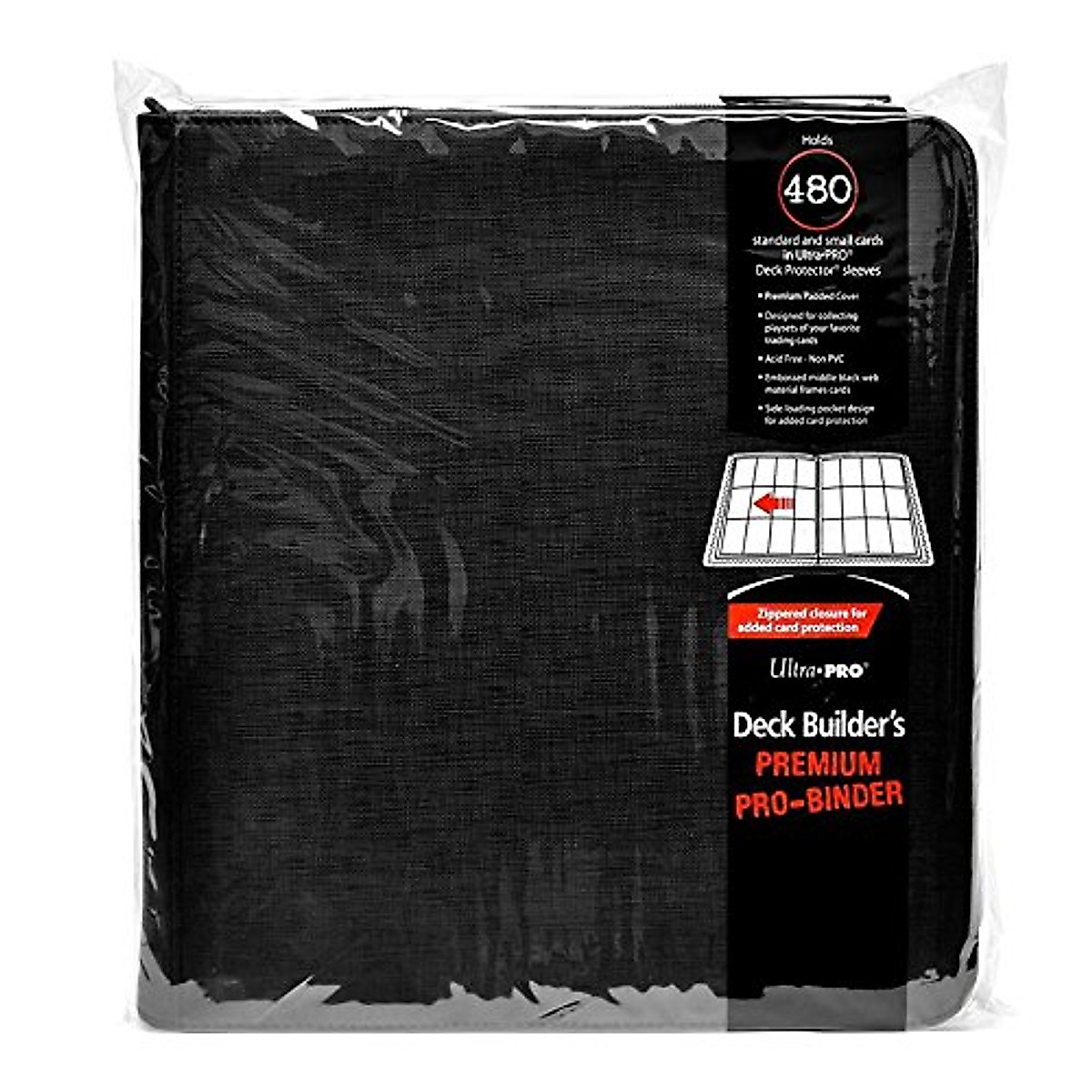 Ultra Pro 84722 Deck Builders Premium PRO-Binder-Black