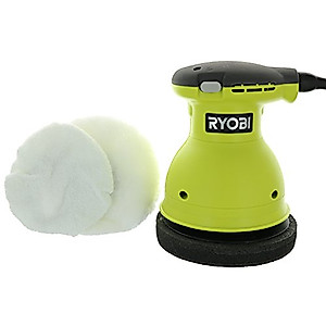 Ryobi RB61G 6 Inch Corded 120 Volt AC, .5 Amp 4,800 OPM Swirl-Free Orbital Buffer
