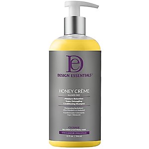 Design Essentials Honey Creme Moisture Retention Super Detangling Conditioning Shampoo, White, 32 Fl Oz (Pack of 1)