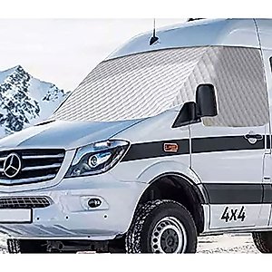 VANNCAMP Windshield Cover for Mercedes Benz Sprinter 2007-2022, RV Front Window Cover