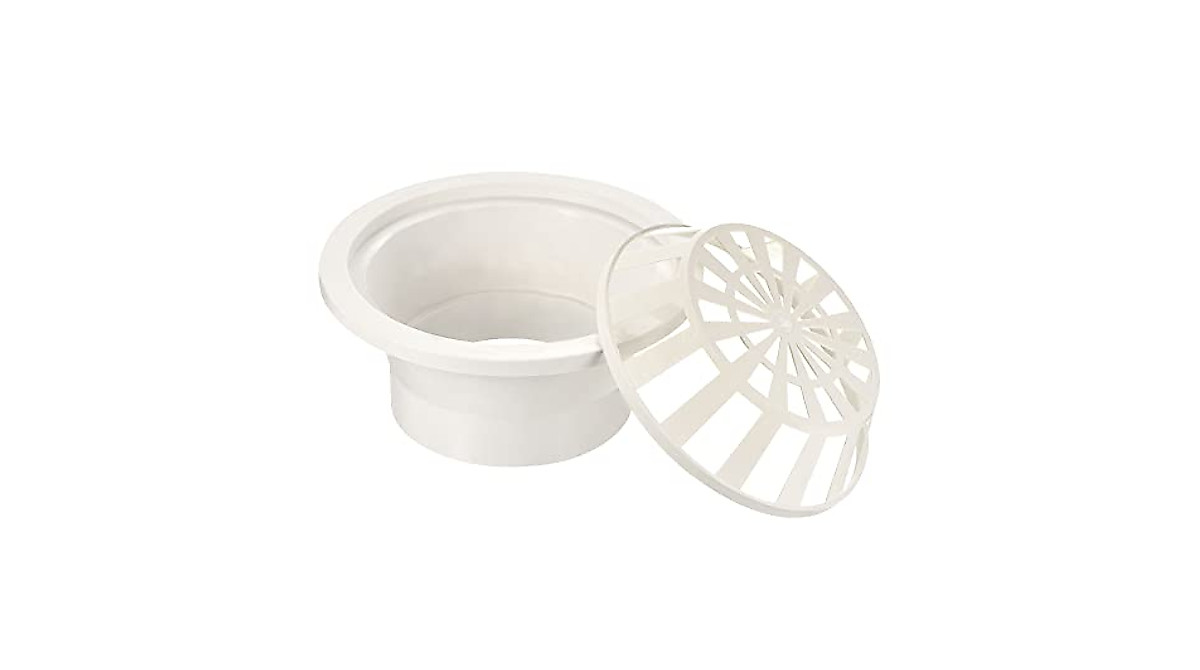 Durable PVC 110mm Duct Pipe Flange & Roof Drain Strainer