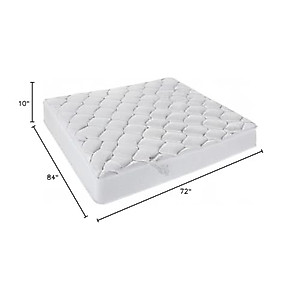 Oliver & Smith California King Mattress - 10 Inch Hybrid Cal King Mattress - Pocketed Coil Springs & High Density Premium Cold Foam with Breathable Polyester Cover - Comfort Tight Top- Medium Firm