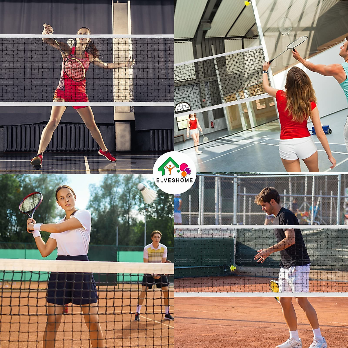 Professional Badminton Net for Backyard, Portable With Bag, Volleyball Net Outdoor, Replacement for Beach Schoolyard Competition, Size 20FT X 2.5FT