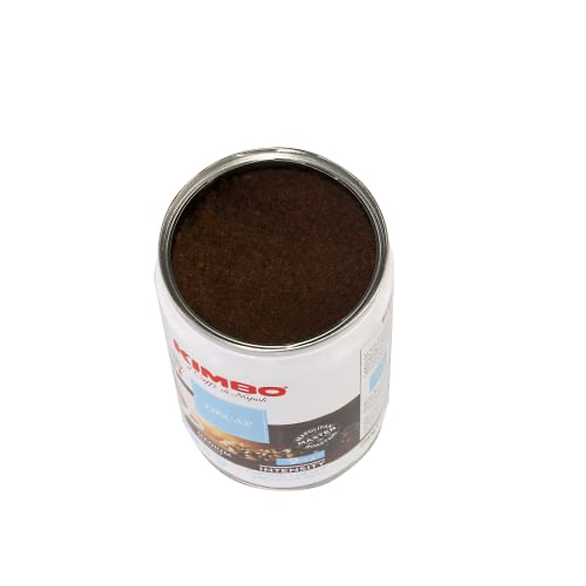 Kimbo Espresso Decaffeinato Ground Coffee - Blended and Roasted in Italy - Medium Roast with a Full-body Rich and Smooth Flavor - 8.8 oz Can