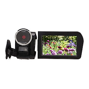 13MP 4K HD DV Camera, 3Inch IPS Screen Digital Video Camera, 30X Digital Zoom Recording Camera, 270 Degree Rotation Shooting Without Dead Angle for Interviews, Travel
