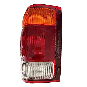 Dependable Direct Driver Side (LH) Tail Light Lamp for 1998-1999 Ford Ranger FO2800121 F87Z13405BA
