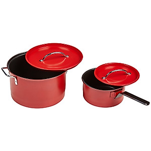 Coleman 5-Piece Family Cook Set,Red, 5 Piece