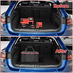 Peciue Air Compressor Bag Compatible with Milwaukee M18 Inflator 2848-20, Pump Carrying Box for Milwaukee Tools Accessories, Tire Inflator Holder for Battery Pack 18V 3.0 to 9.0 Ah- Black (Case Only)