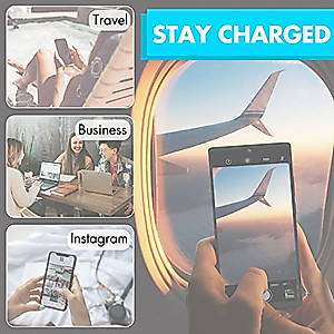 SlaBao Galaxy S22 Battery Case 4800mAh, Kickstand & Dual Device Charging Case, Rechargeable Backup Charger Case for Samsung Galaxy S22 5g(6.1") Black