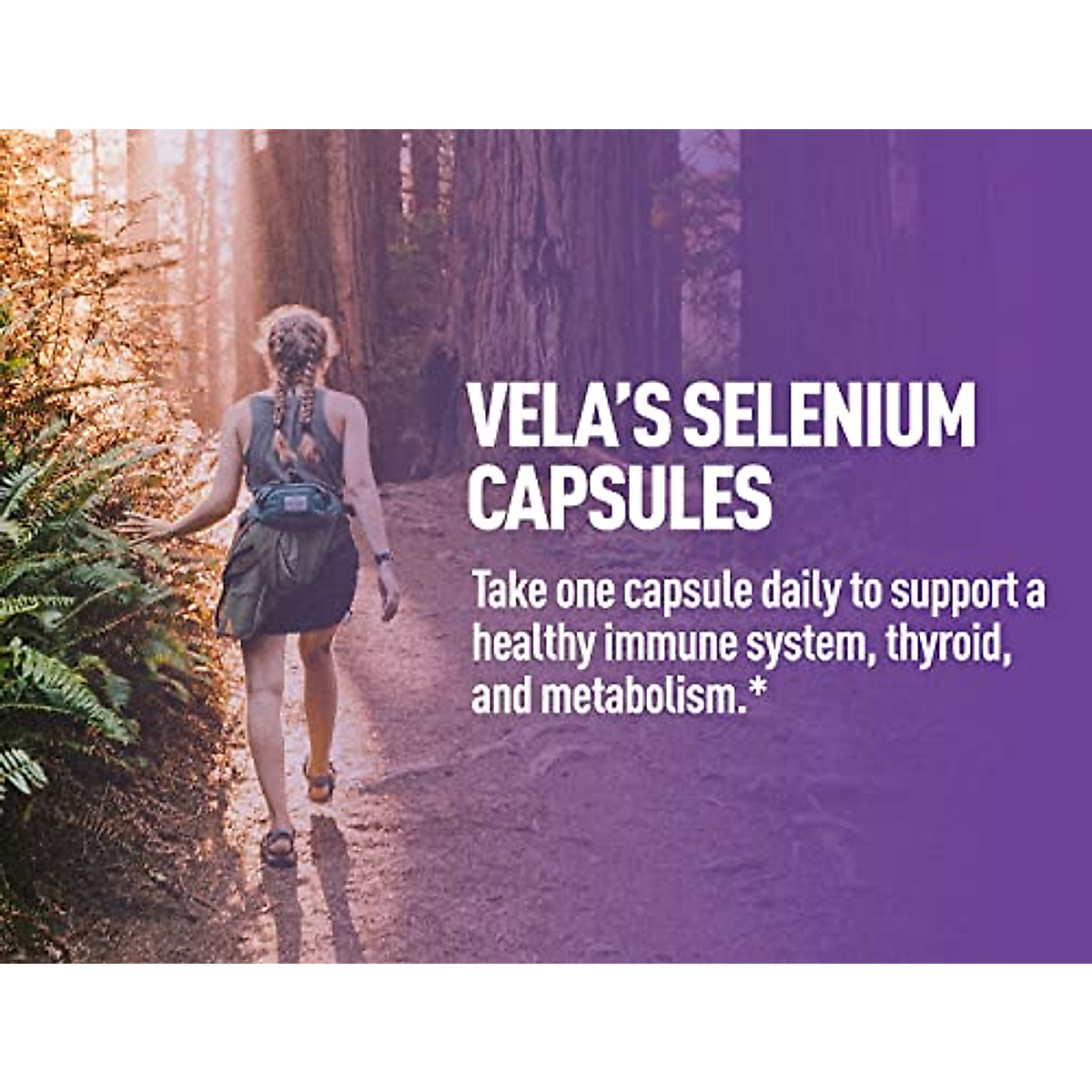 Selenium Capsule Supplement | 200mcg | Support Healthy Antioxidant, Immune, Reproductive,and Thyroid Health* | Non-GMO, 3rd Party Tested | 200 Capsules