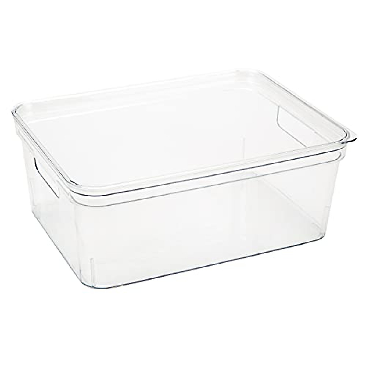 Simplify Medium, Super Clear Lidded Storage Bin