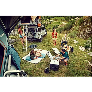 DOMETIC CFX3 95DZ, 95 Liter Dual Zone Portable Refrigerator and Freezer, Powered by AC/DC or Solar