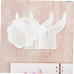 Didiseaon 1 Set Silicone Mold Candle Tray Silicone Tool Tray Monitor Stands Silicone Plate Holder Molds Jewelry Tree Silicone Display Stand Simple DIY Mold Handmade Craft Mold Silicone Die