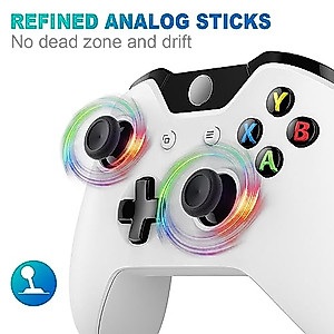 Xbox Controller with 1400mAh Lithium Battery, Xbox One Controller with 2.4GHz Wireless Adapter, Wireless Xbox Controller Compatible with Xbox One, Xbox Series X/S, Xbox One X/S Consoles and PC