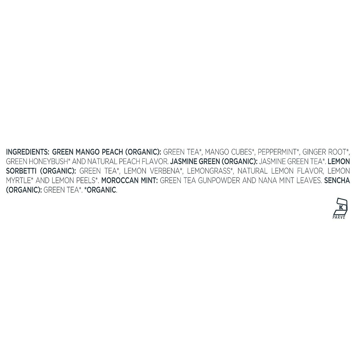 Tea Forte Single Steeps Loose Leaf Green Tea Sampler, Assorted Variety Tea Box, Single Serve Pouches, 15 Count (Pack of 1)