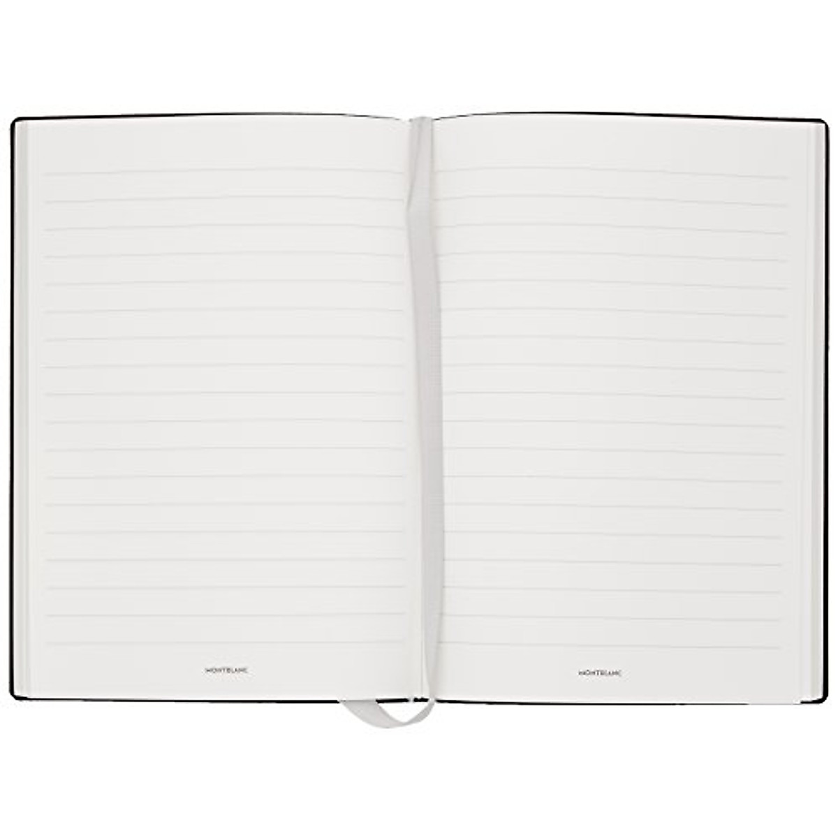 Montblanc Notebook Black Lined #146 Fine Stationery 113294 – Elegant Journal with Leather Binding and Ruled Pages – 1 x (5.9 x 8.2 in.)