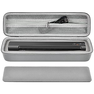 ALKOO Case Compatible with Epson Workforce ES-50/ ES-60W/ ES-55R/ ES-65WR/ DS-30/ DS-70/ DS-80W Portable Sheet-Fed Document Scanner, Storage for Epson Scanner for PC and Mac- Grey (Box Only)