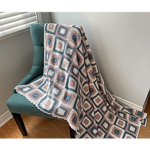 Baby Blanket Baptism Baby Nursery Cotton Throw for Boy and Girl Crochet Lace Blanket