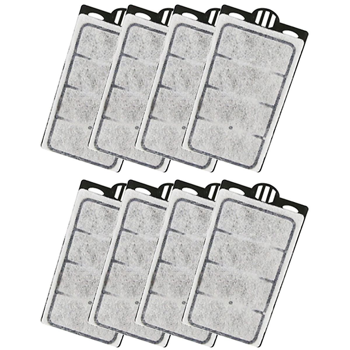 Moonorange Auqarium Filter Cartridges, Filter Replacement Plates, Turtle Tank Filter Sponges, Suit for 3.5W 280L/H Low-Water Filter. (Pack-8)