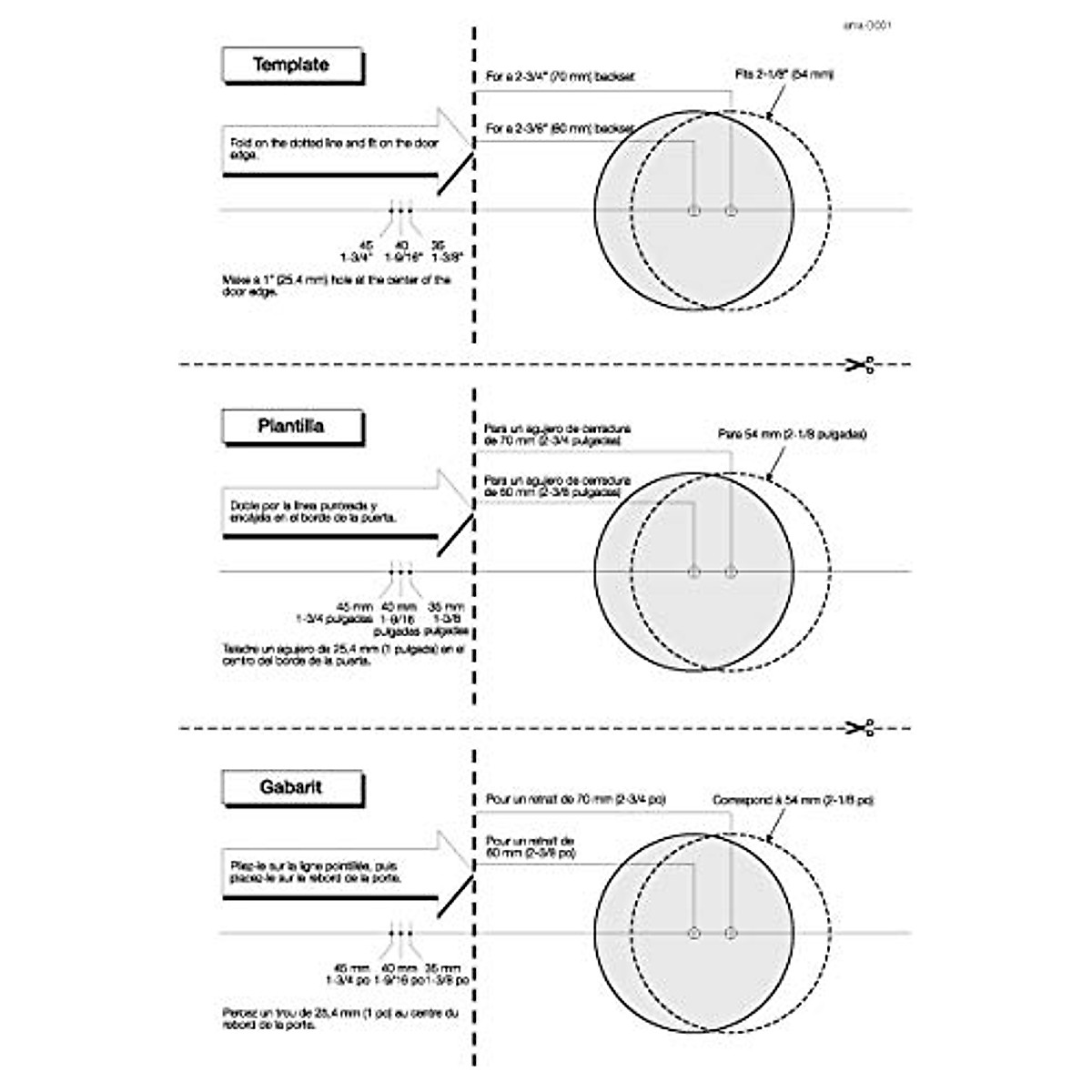 Amazon Basics Deadbolt - Single Cylinder - Matte Black