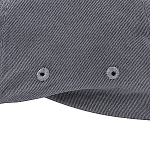 VOBOOM Cotton Washing Flat Cap Cabbie Hat Gatsby Ivy Irish Hunting Newsboy (Dark Grey)