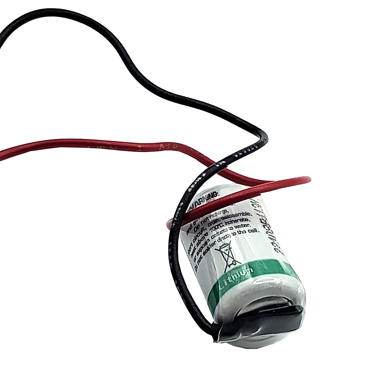 10x SAFT LS14250_WIRE 1/2AA 3.6V 1200mAh Lithium Cell for Smart Utility Metering, Flashlights, Communications, Smart Munitions, Unattended Sensors, RFID Tracking, MFG PN: 700053 NSN: 6135-01-669-4691