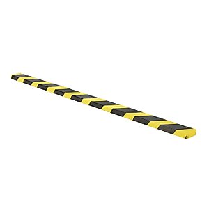 Vestil FEG-B Polyurethane Foam Edge Guard 40 In. Length x 13/16 In. Height Black / Yellow