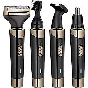 OZELS Multifunctional Electric Shaver Four in one Men's Suit Beard Knife Nose Hair Trimmer sideburns Lettering Knife