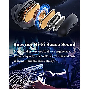 Wireless Ear Clip Bone Conduction Headphones Bluetooth Wireless Clip On Open Ear Earbuds with Earhook Earclip Bone Conduction Earbuds Head Set Waterproof Bone Conducting Ear Buds Induction Headphones