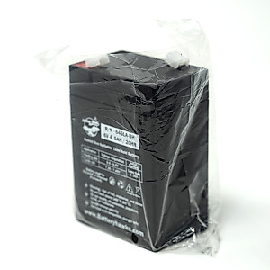 (3 Pack) ELB-0604 Battery ELB0604 SLA Sealed Lead Acid 6V4.5AH for Exit Sign Emergency Light 6V 4.5AH Battery UB645 SLA0905 AH 4.0 AMP Hour 120255