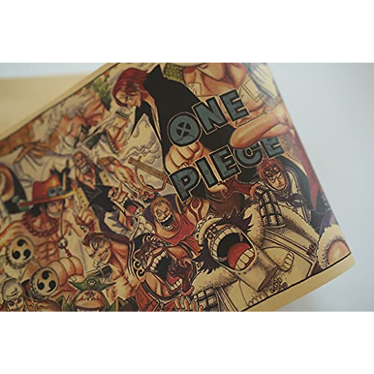 One Piece Wanted Posters Set of 10 Pieces(40cm x 28.5cm) +1 Piece Family Portraits(101cm x 27cm) for Bedroom