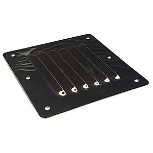 (2 Pack) 5" x 4.5" BBQ Smoker Grilling Air Vent (Stainless Steel) - Venting Panel for Increased Airflow On Outdoor Kitchen Island