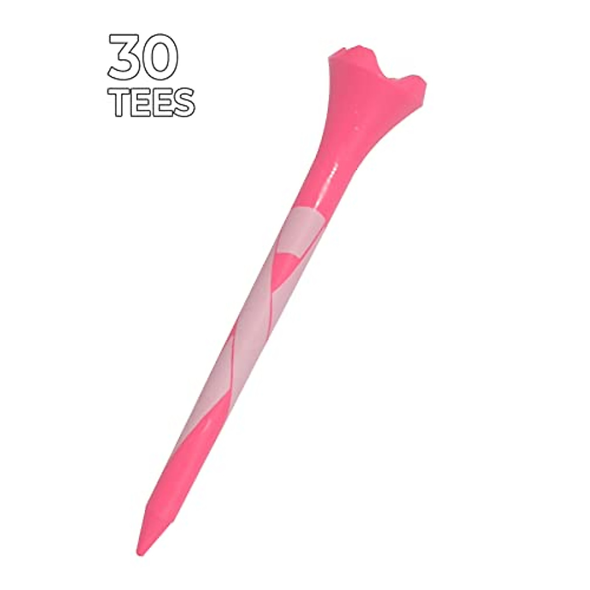 Pride Performance Breast Cancer Awareness Tees 2-3/4", 30 Count