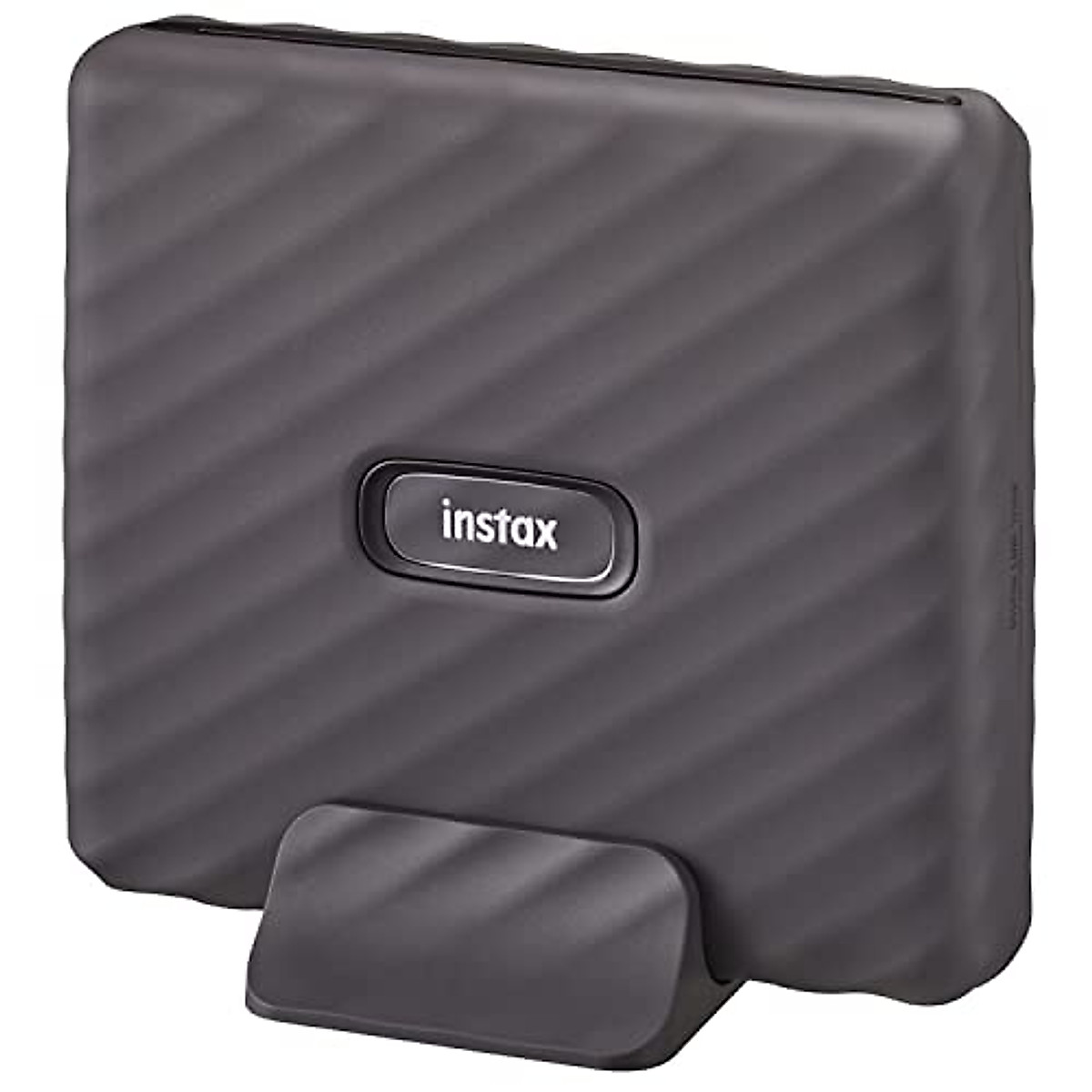 Fujifilm Instax Link Wide Printer Mocha Grey + Wide Twin Pack Instant Film + Cloth