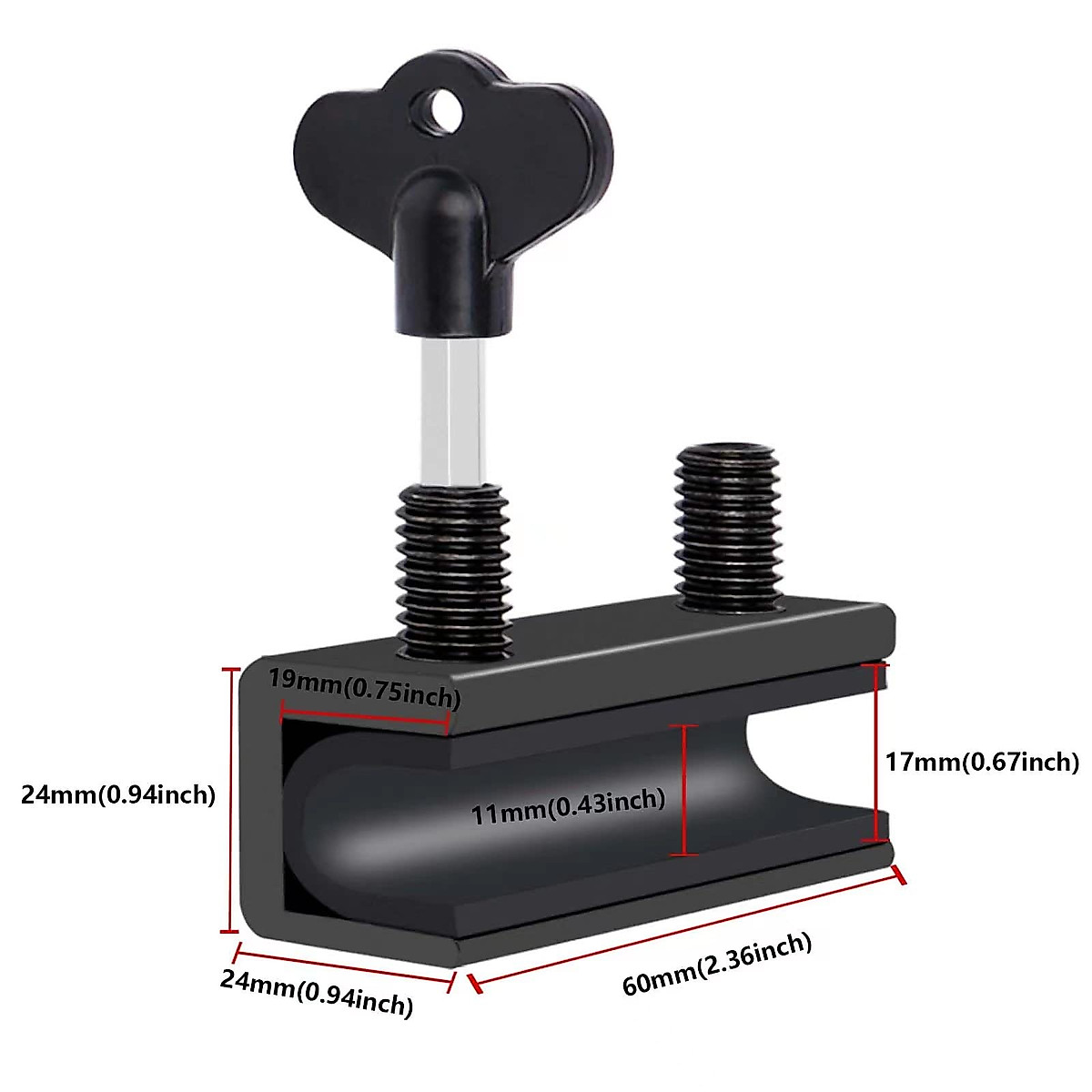 Sliding Window Locks (2 Sets), Security Window Locks with Keys, Adjustable Aluminum Sliding Window Stops, Easy Installation Without Drilling, for Vertical and Horizontal Sliding Windows