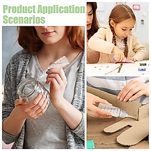 BENECREAT 18Pcs 30ml/1Oz Transparent Plastic Squeeze Bottles with Graduated Squeeze Bottles with White Twist Top Cap Clear Plastic Dispensing Bottle for Ink Liquid, Oils, Gels, Glue